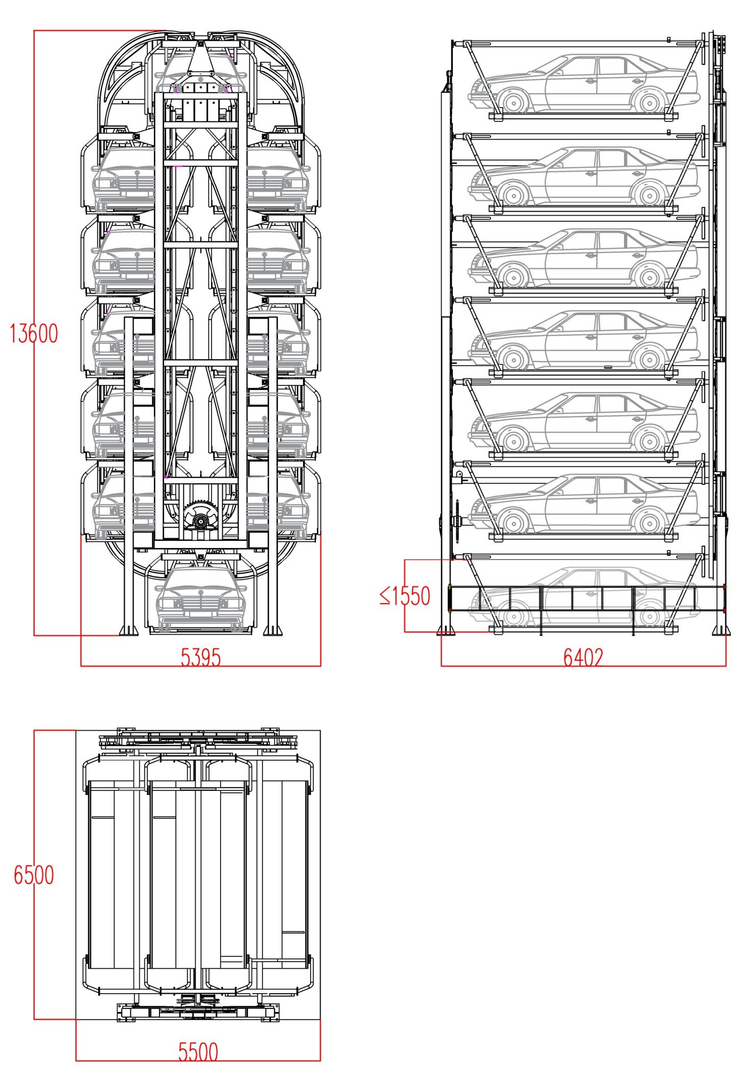 GG Lifterstech | ROTARY (Carousel) PARKING SYSTEM (PCX12D)