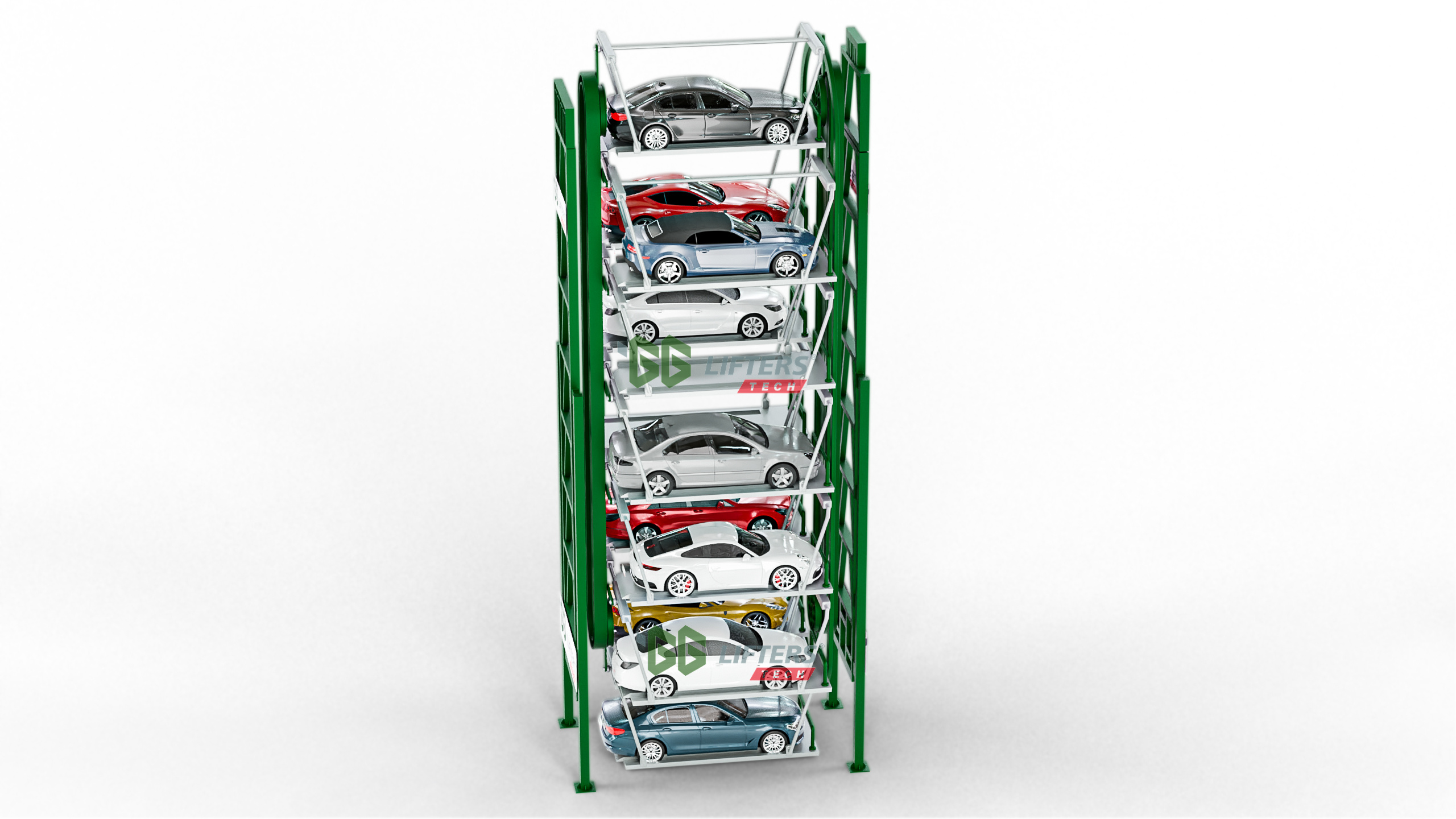 GG Lifterstech | SISTEMA DE DE PARQUEO ROTATORIO VERTICAL (PCX12D)